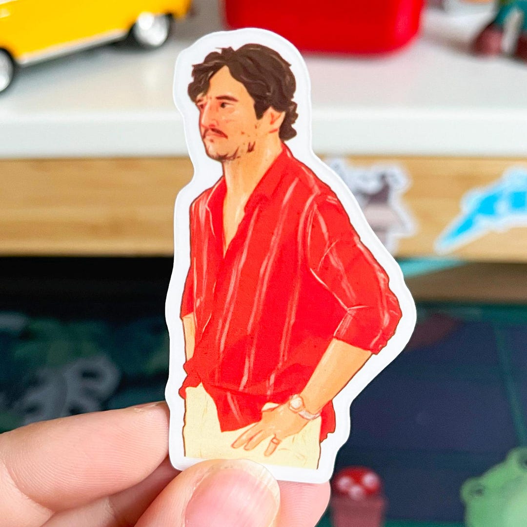 Javi G Sticker | Pedro Pascal Sticker | Clear Matte Vinyl Sticker ...