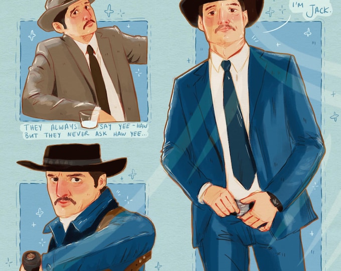 Agent Whiskey Pedro Pascal Print - Etsy