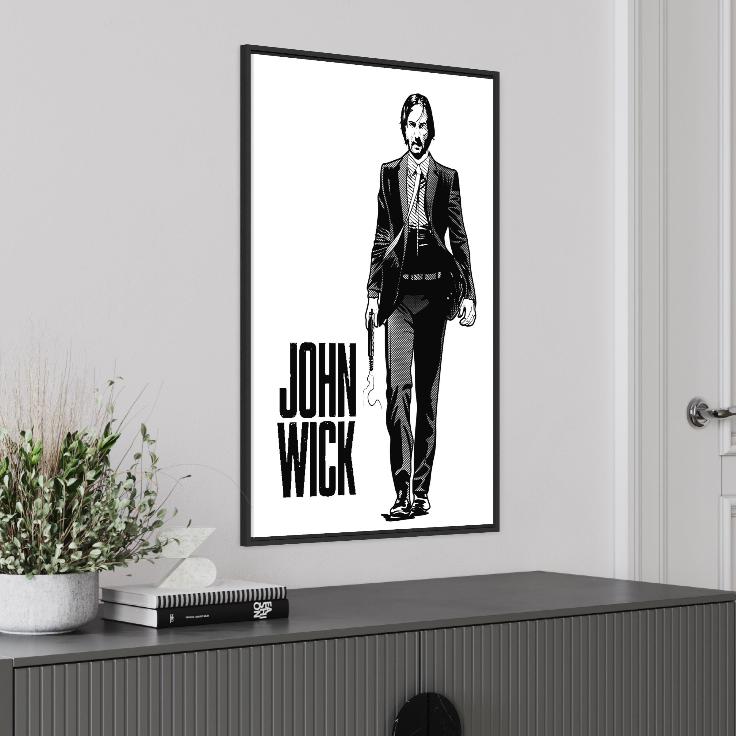 John Wick Art // Keanu Reeves John Wick Movie Poster