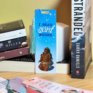 Sci Fi Fantasy Bookmark and Sticker Set for Quirky Readers Who Love ...