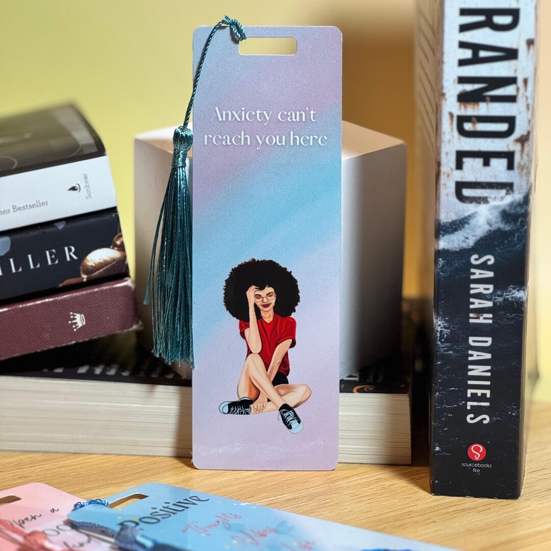 Anxiety Relief Bookmark Cozy Mental Health Gift for Readers With ...
