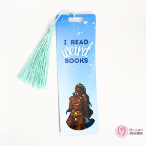 Sci Fi Fantasy Bookmark and Sticker Set for Quirky Readers Who Love ...