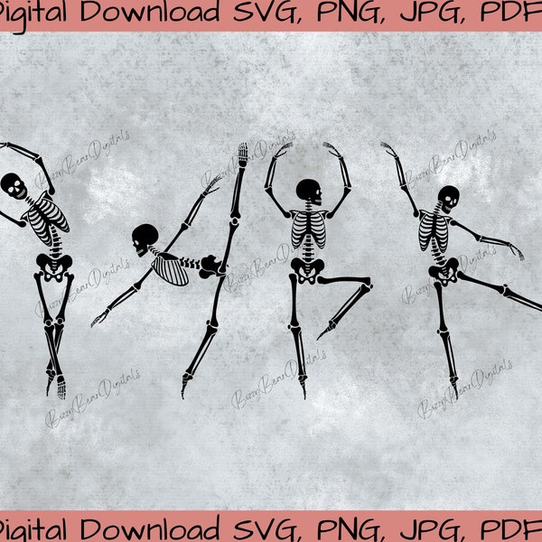 Skeletons Dancing Ballet - Etsy