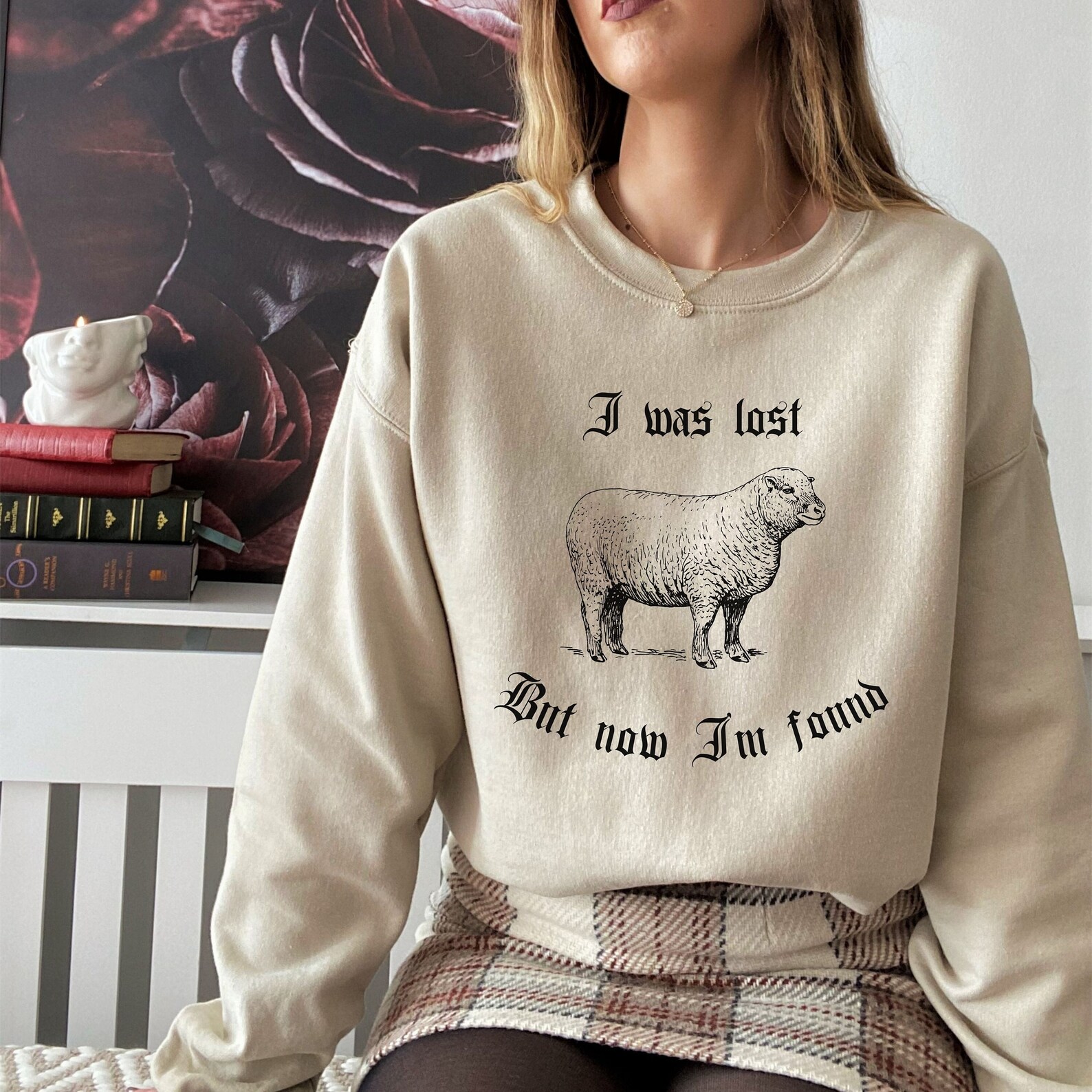 Christian Crewneck Goth Aesthetic Christian Streetwear Spiritual Quote ...