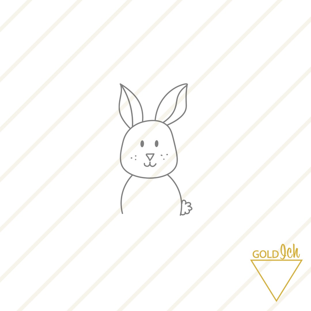 Goldich Rabbit hop File for Crafting or Plotting as PNG - Etsy UK