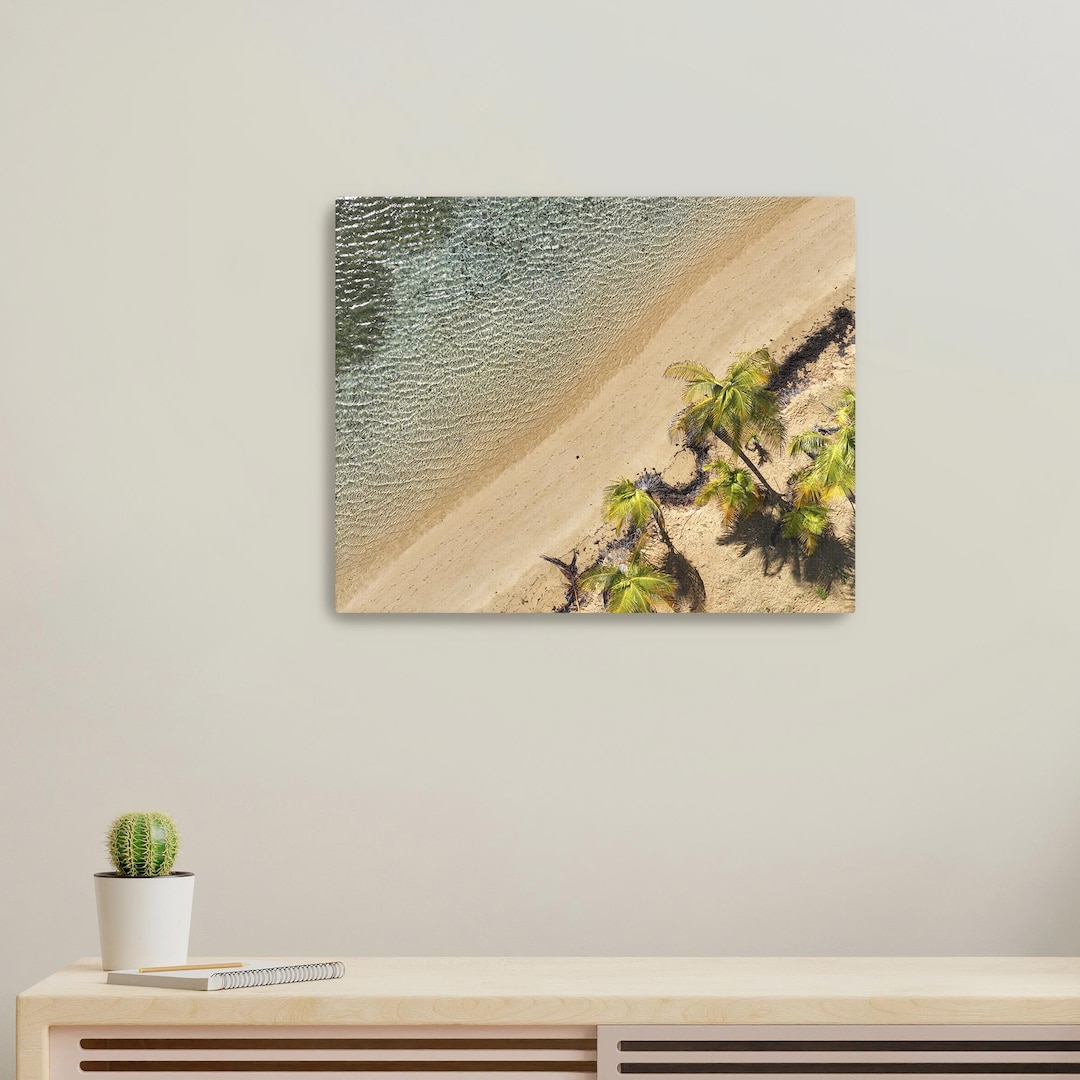 Luquillo Beach Puerto Rico Photography Canvas Print 8X10 - Etsy