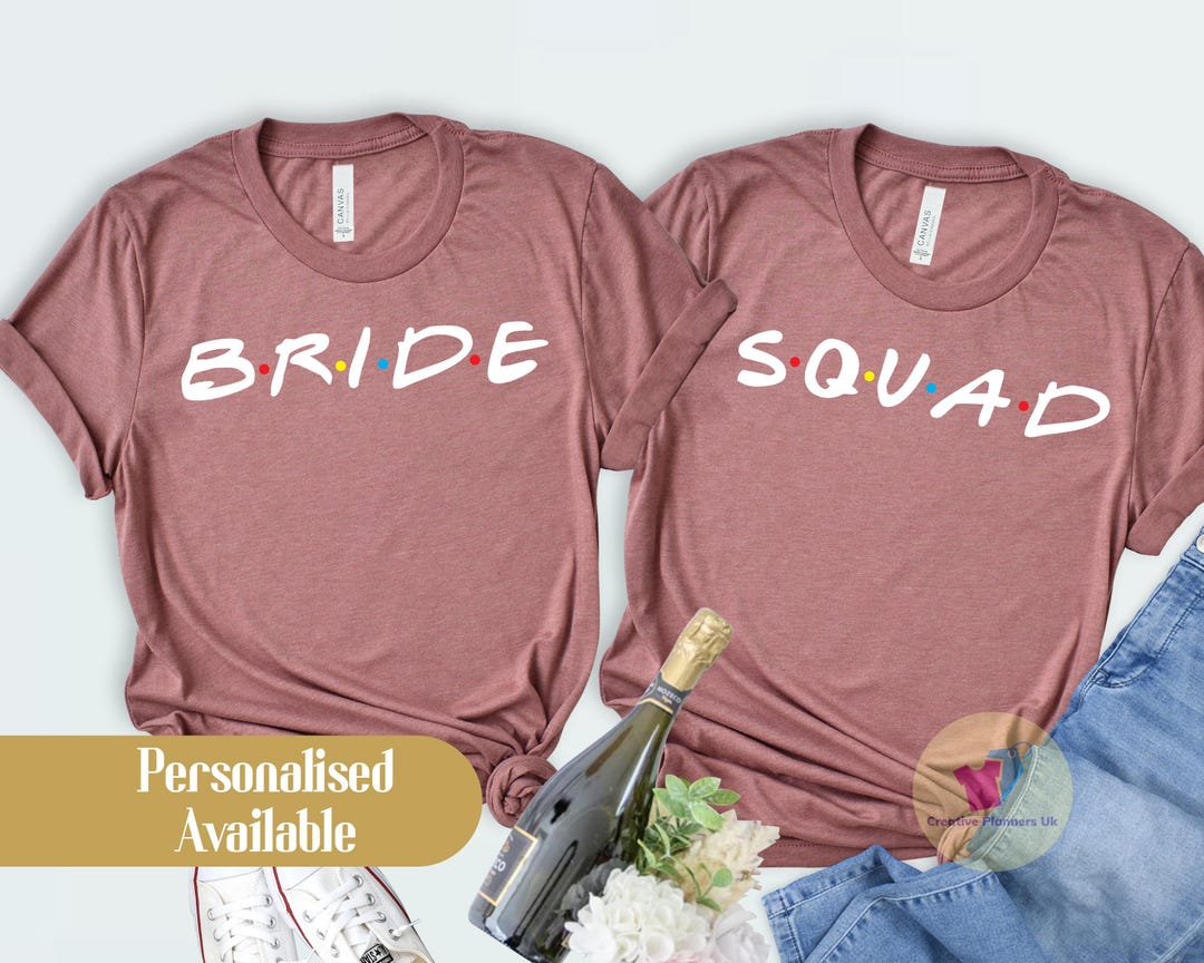 Bride Squad Shirt, Funny Bridal Party Shirt, Bachelorette Party Shirt ...