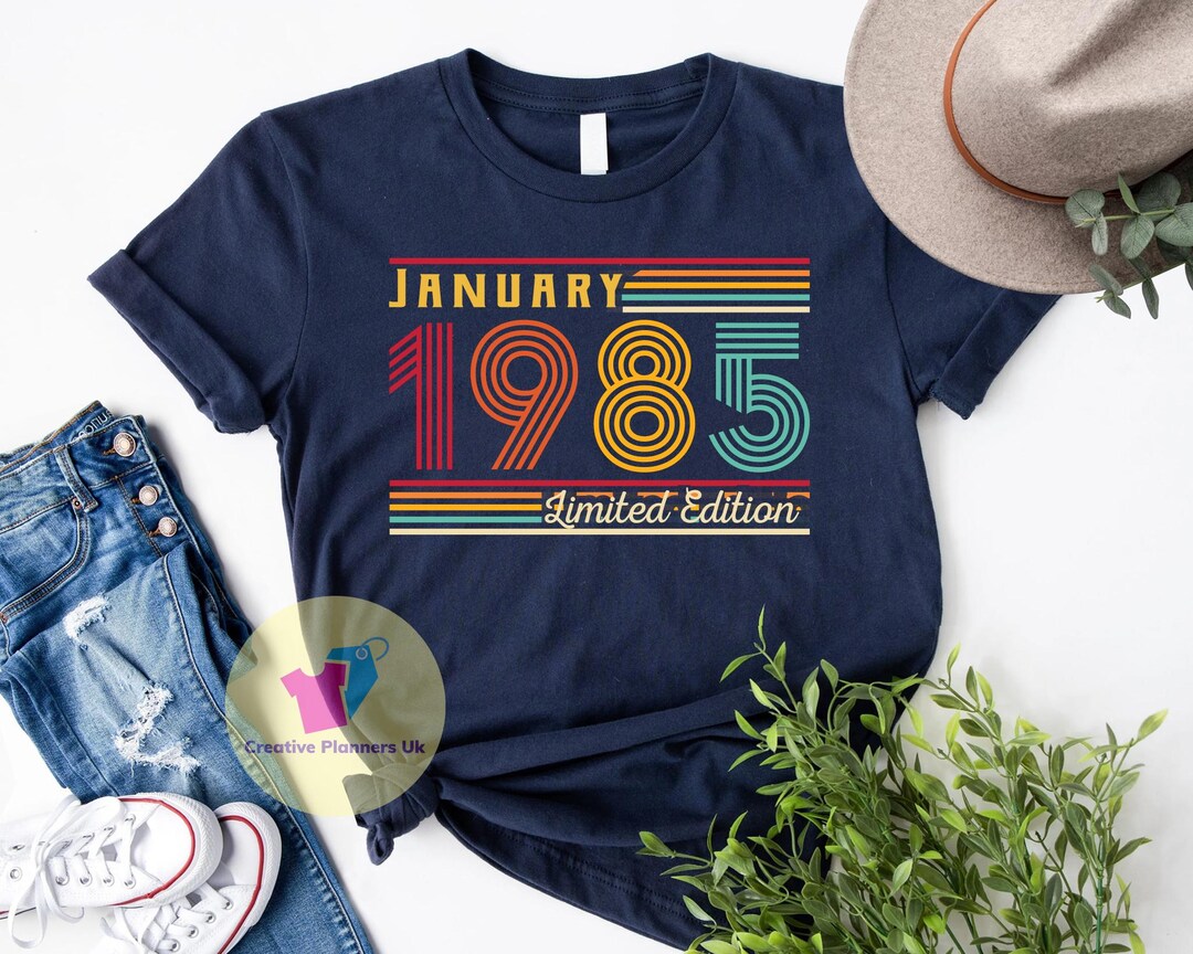 1985 Limited Edition T-shirt, Vintage 1985 Design, 4oth Birthday Gift ...