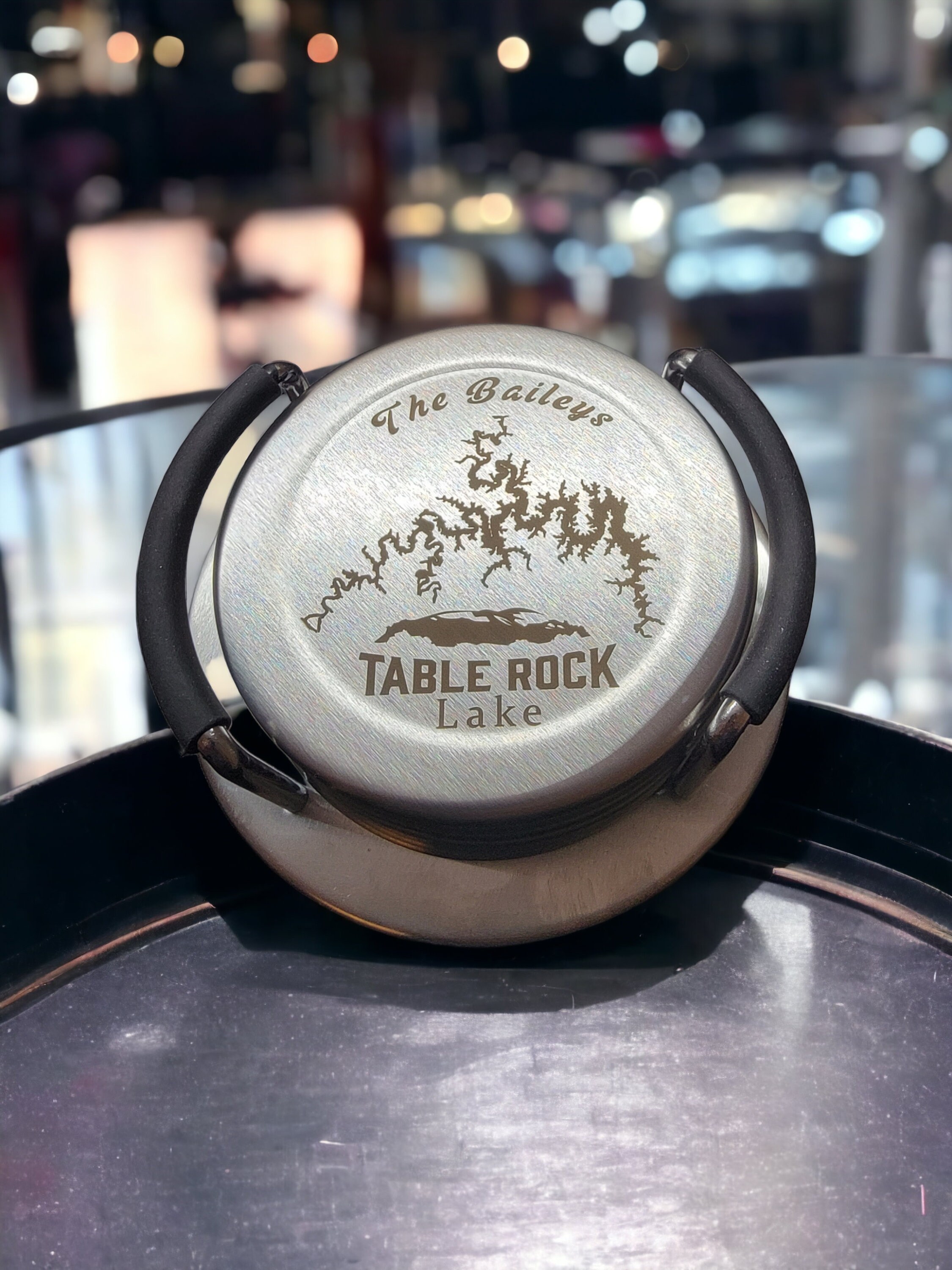 Personalized Lake Map Any Lake Available Stainless Steel Coasters 6 ...