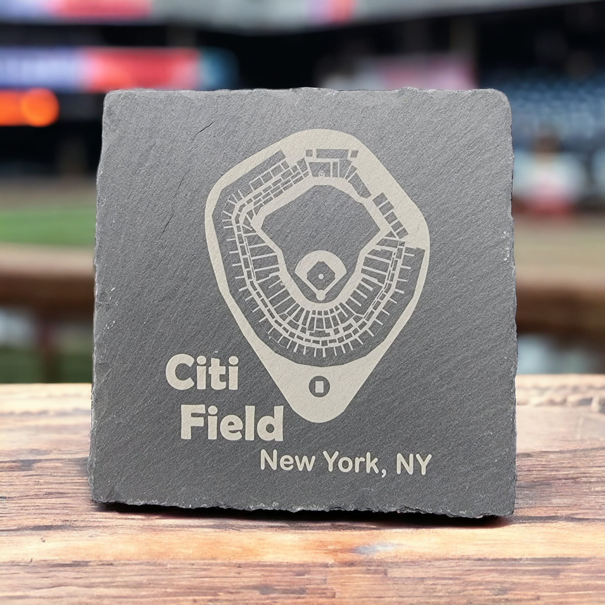 MLB Stadiums Laser Engraved Slate Coasters- Individual Coasters- Any ...