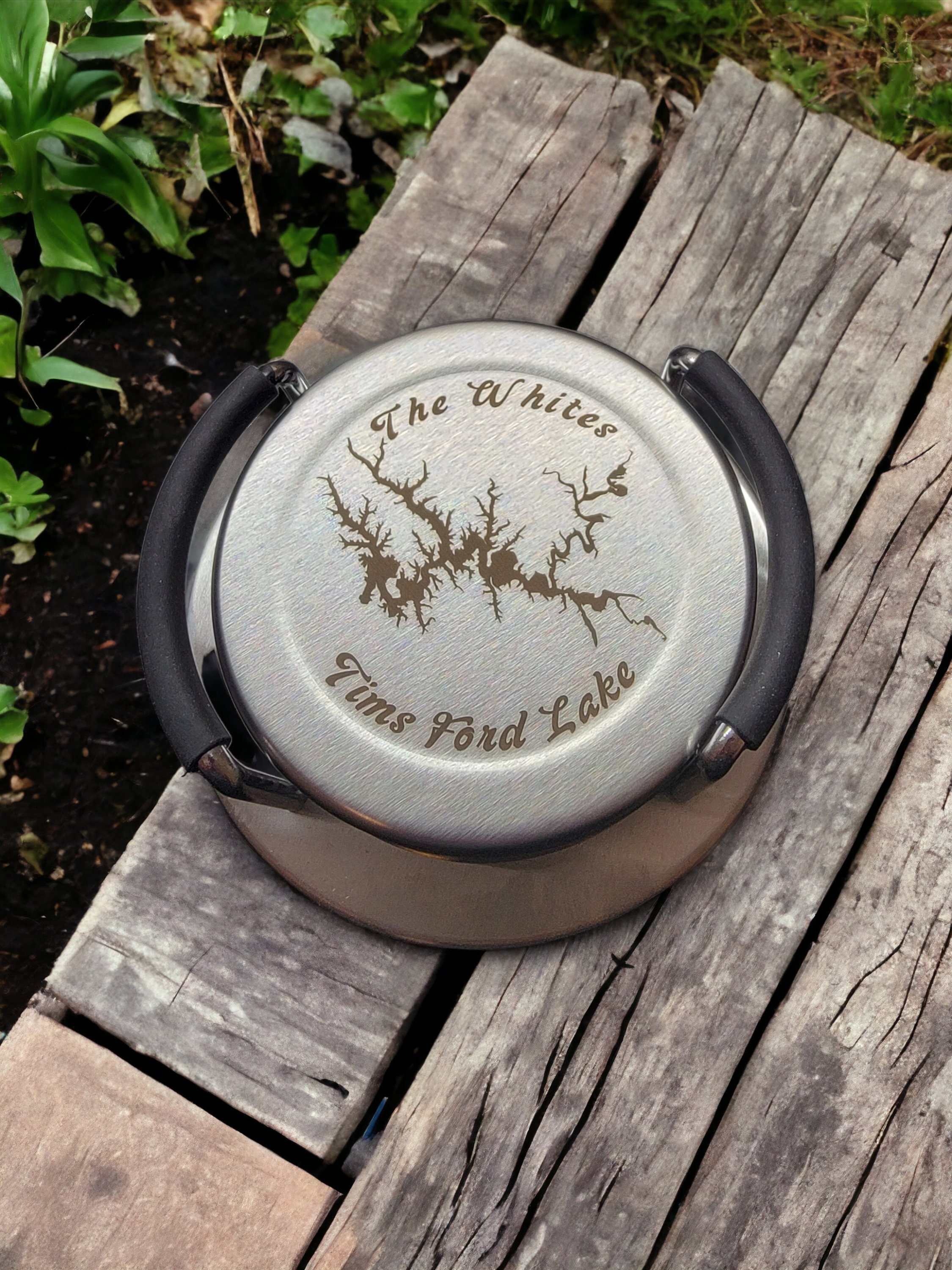 Personalized Lake Map Any Lake Available Stainless Steel Coasters 6 ...
