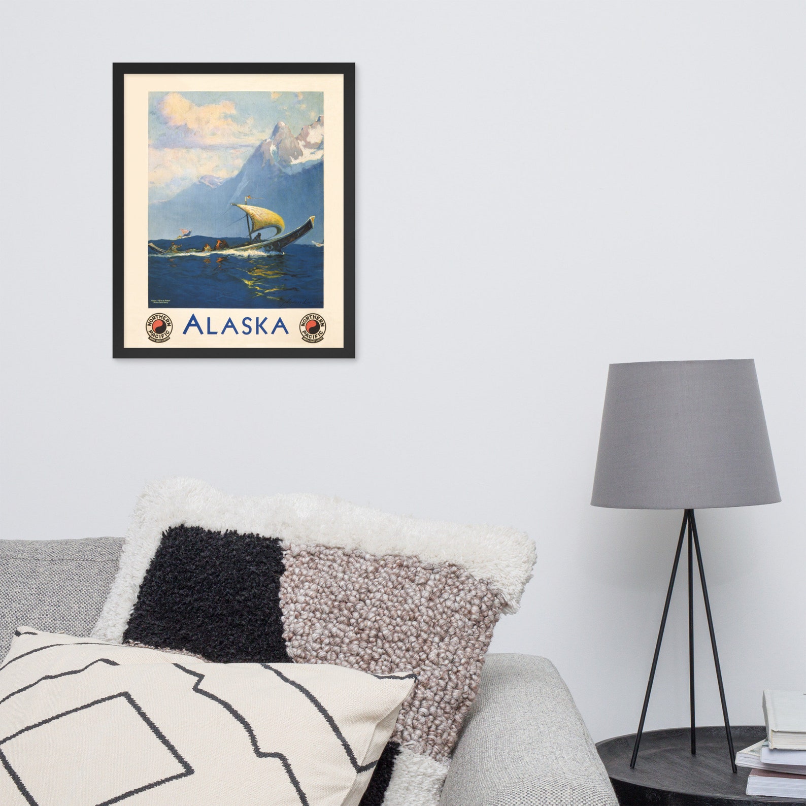 Vintage Alaska Travel Poster – Circa 1920 Alaska Travel Poster Print - Etsy