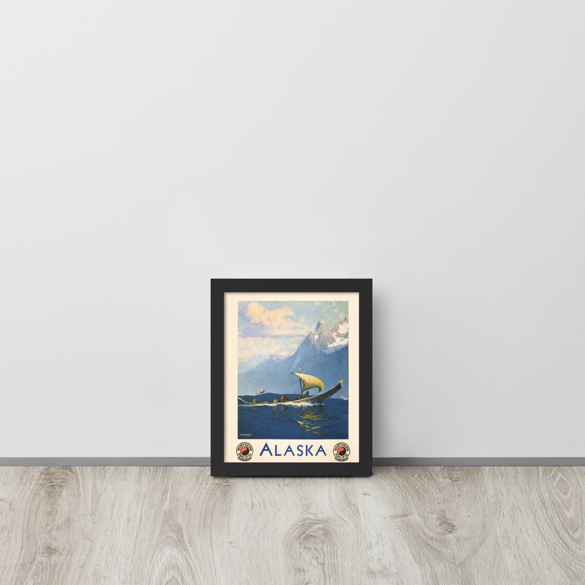 Vintage Alaska Travel Poster Circa 1920 Alaska Travel Poster - Etsy