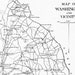 Washington DC Area Map: Vintage 1882 Washington DC Area Map Print ...