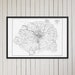Washington DC Area Map: Vintage 1882 Washington DC Area Map Print ...