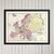 Washington DC Area Map: Vintage 1882 Washington DC Area Map Print ...
