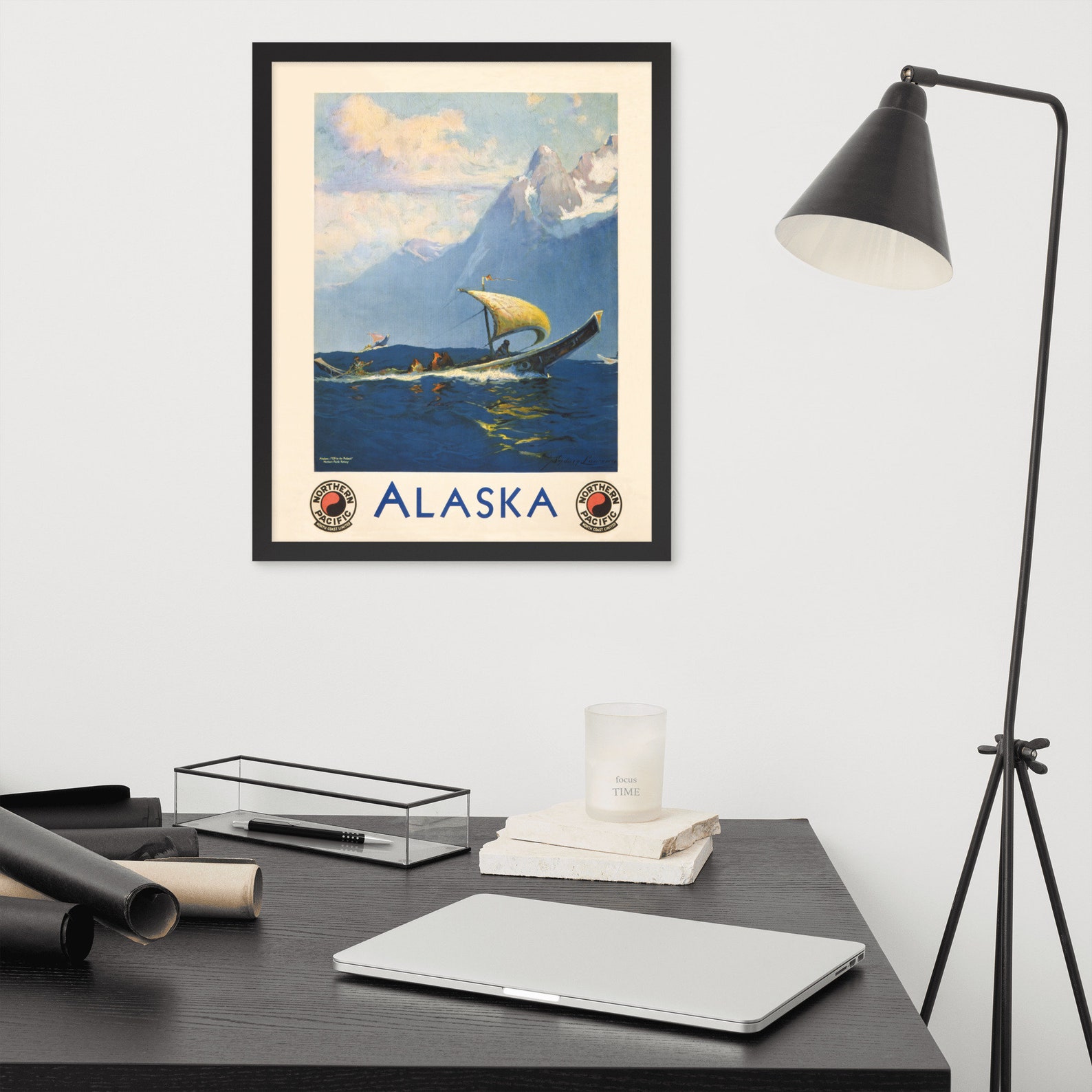 Vintage Alaska Travel Poster – Circa 1920 Alaska Travel Poster Print - Etsy