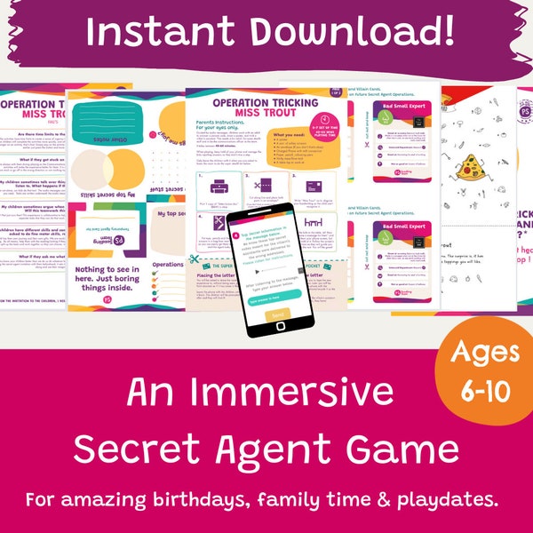 Secret Agent Party - Etsy