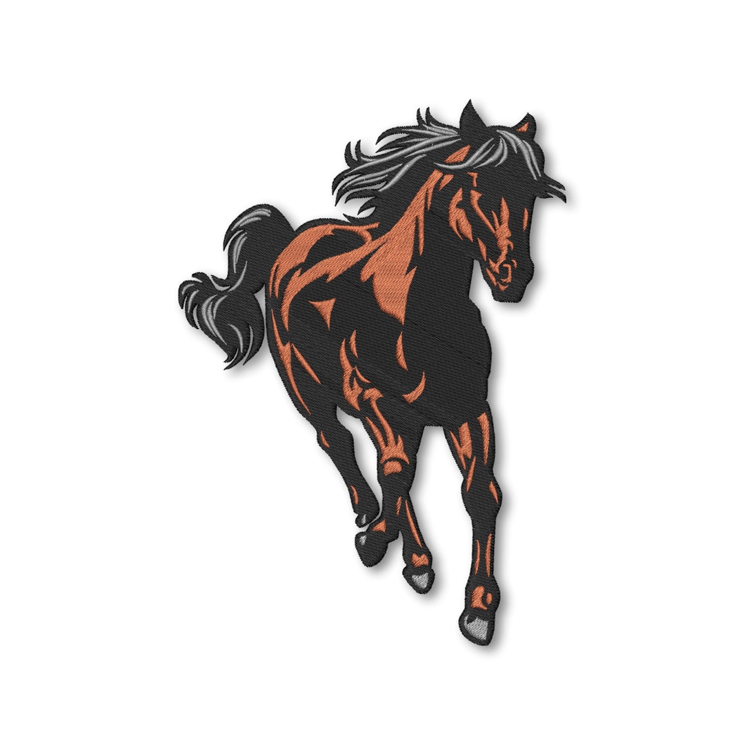Stallion Horse Embroidery Machine Design Instant Download Digital File ...
