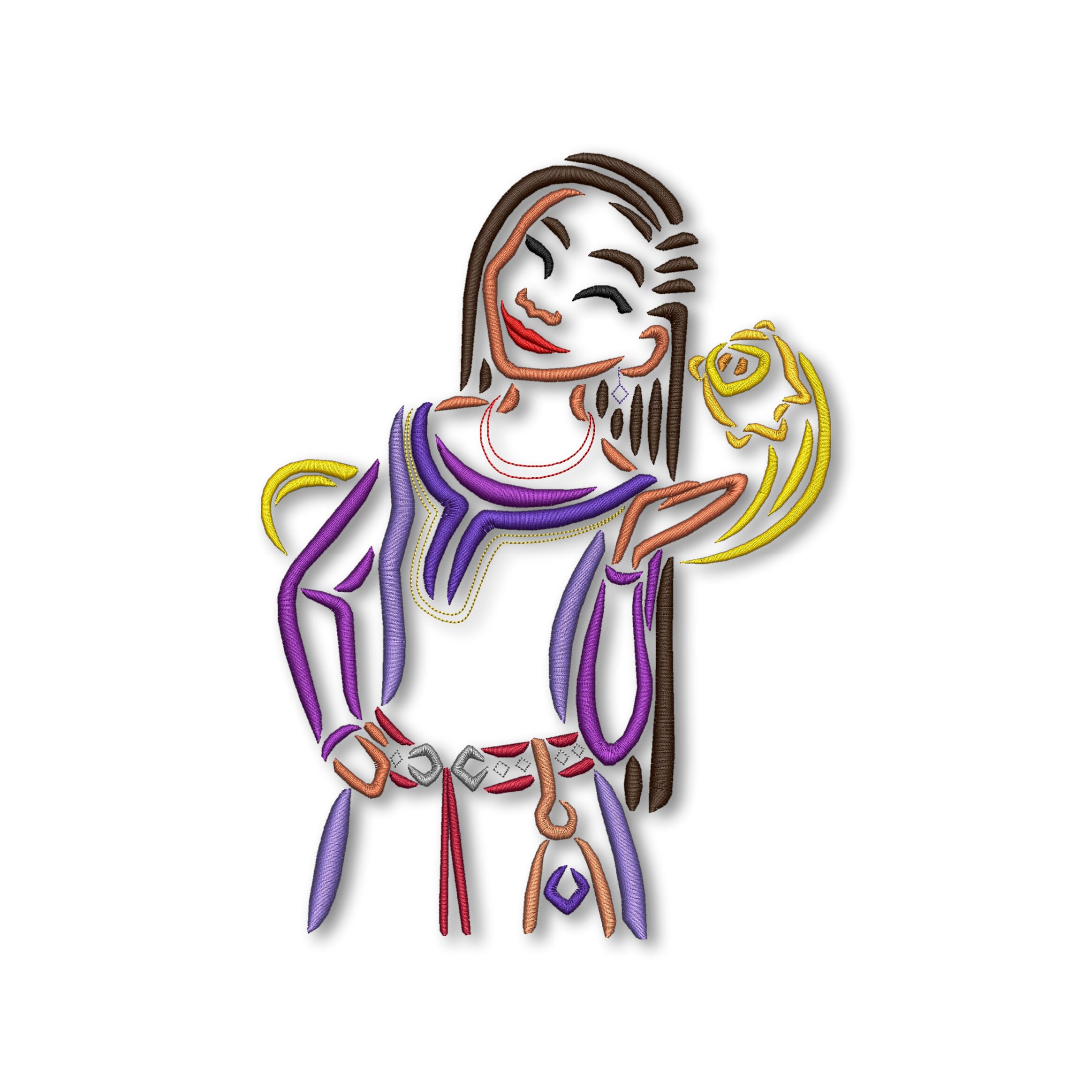 Wish Asha Embroidery Machine Design Instant Download Digital File PES ...