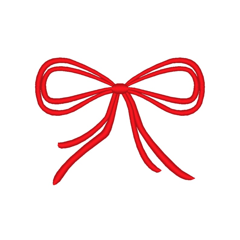 Bows Embroidery Design Instant Download Digital File - Etsy