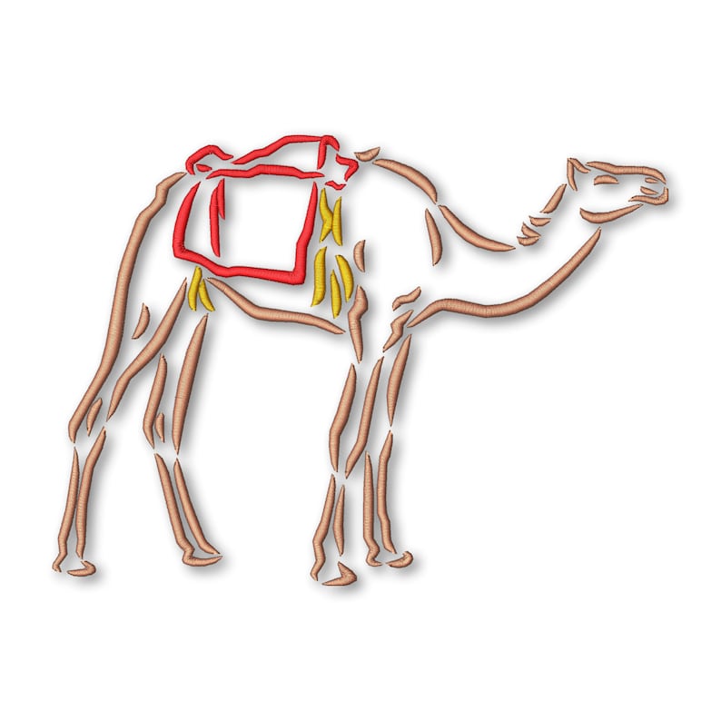 Camel Embroidery Machine Design Instant Download Digital File PES ...