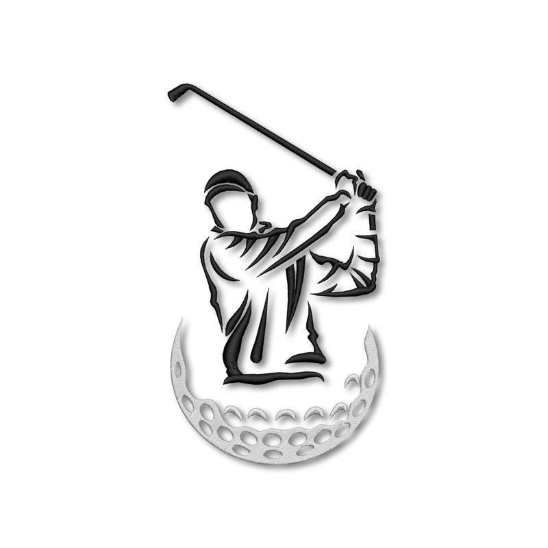Golf Embroidery Designs - Etsy