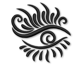 Eye Embroidery Design Instant Download - Etsy