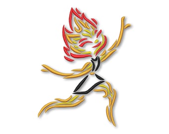 Elemental Ember and Wade Embroidery Machine Design Instant Download ...