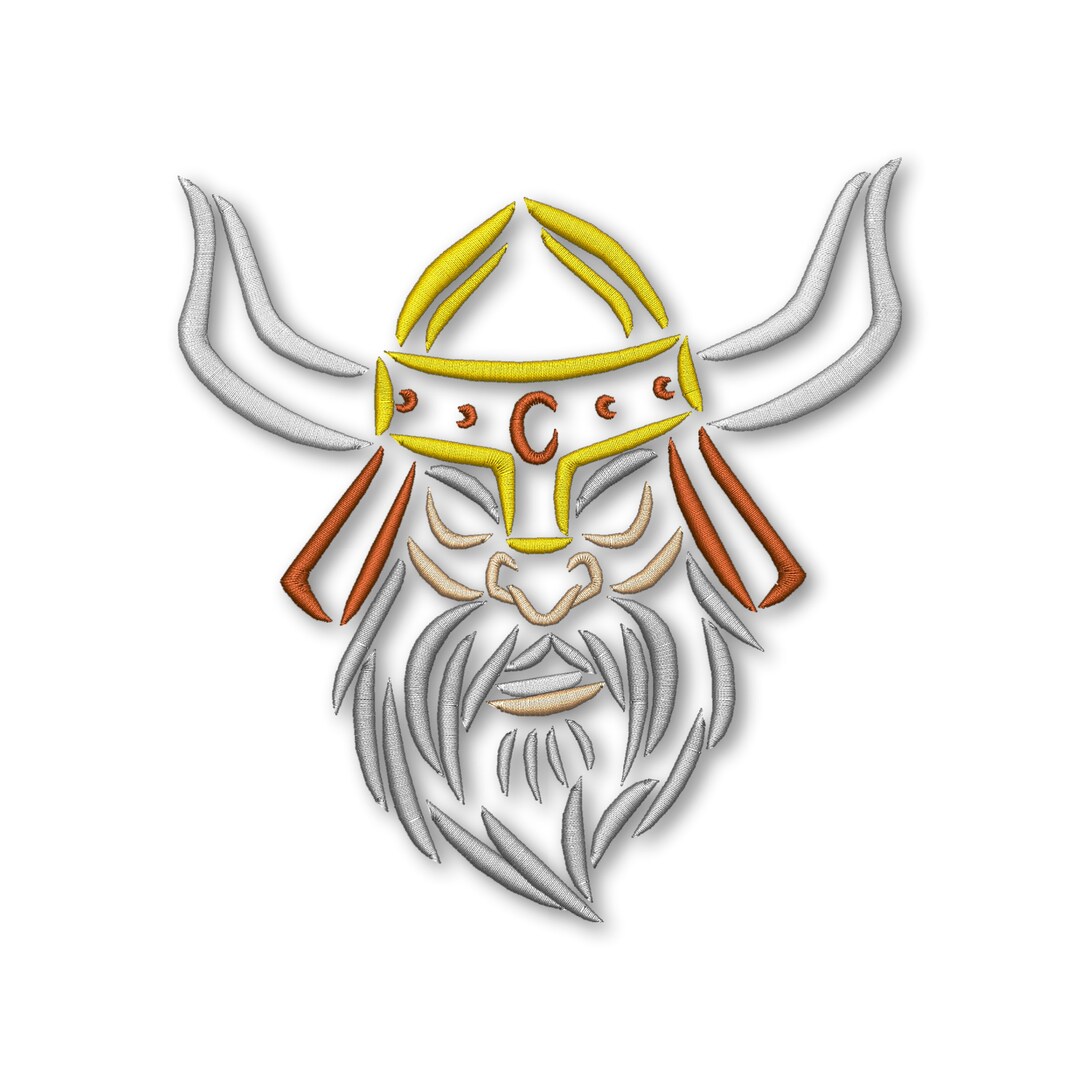 Viking Warrior Embroidery Machine Design Instant Download Digital File ...