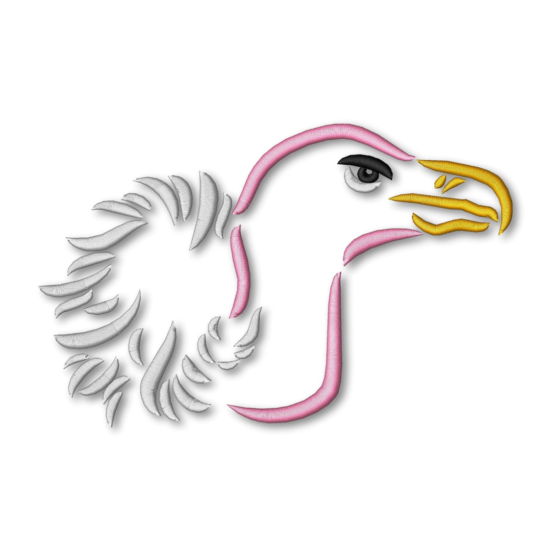 Vulture Embroidery Machine Design Instant Download Digital File PES - Etsy