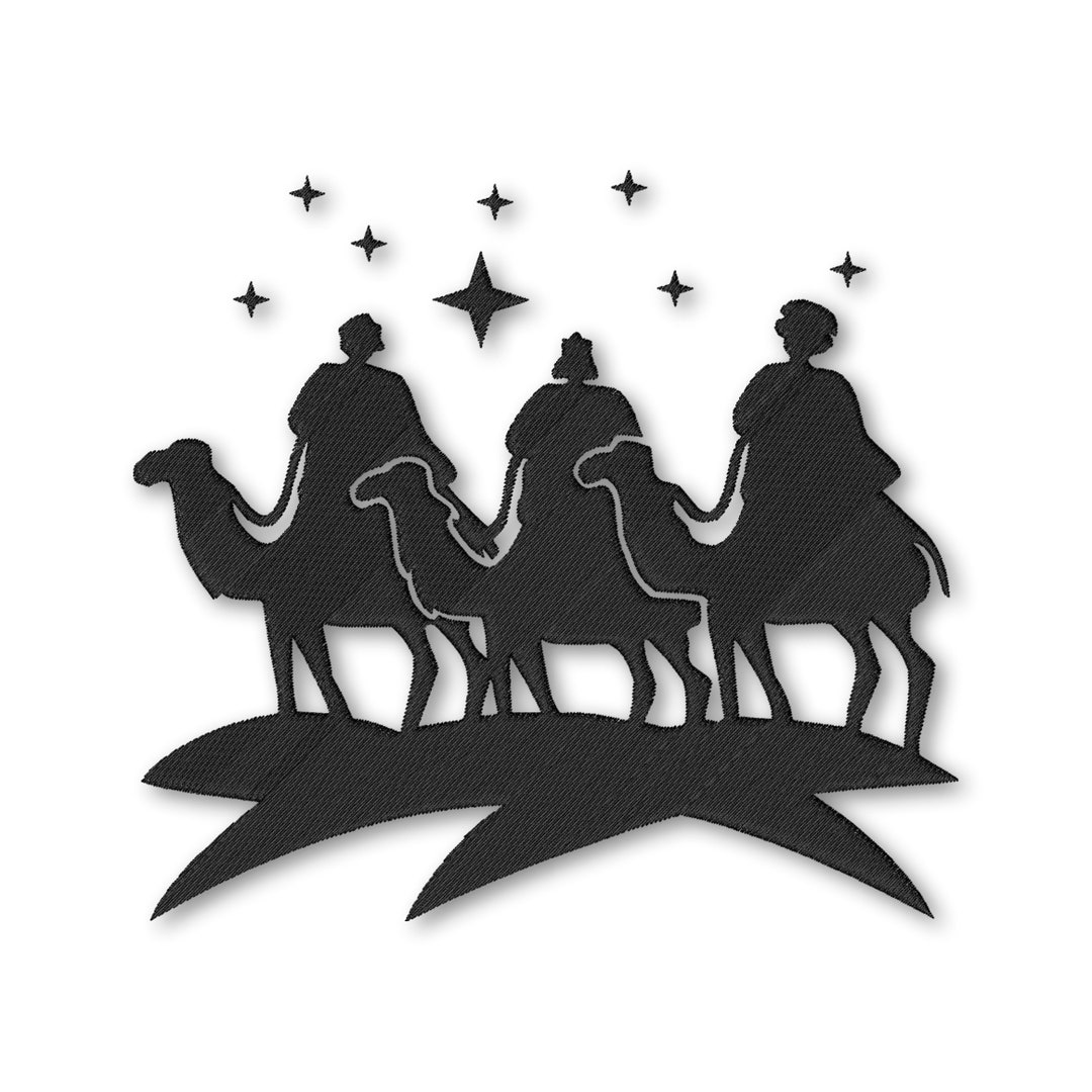 Christmas Three Wise Men Embroidery Design Instant Download Digital ...