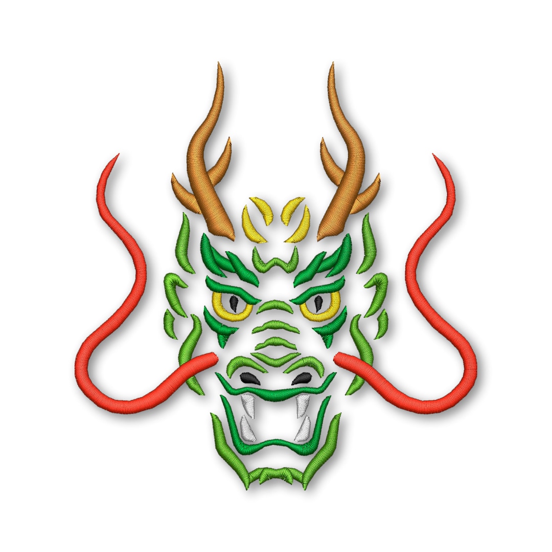 Chinese Dragon Embroidery Machine Design Instant Download Digital File ...