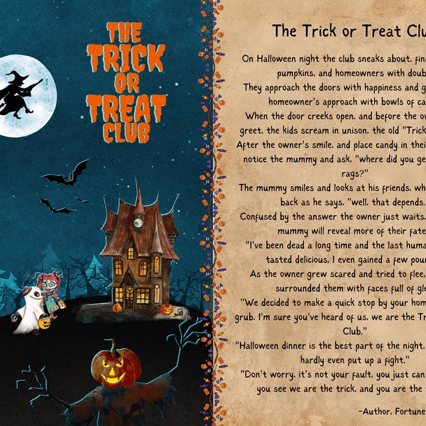 Halloween Poem - Etsy