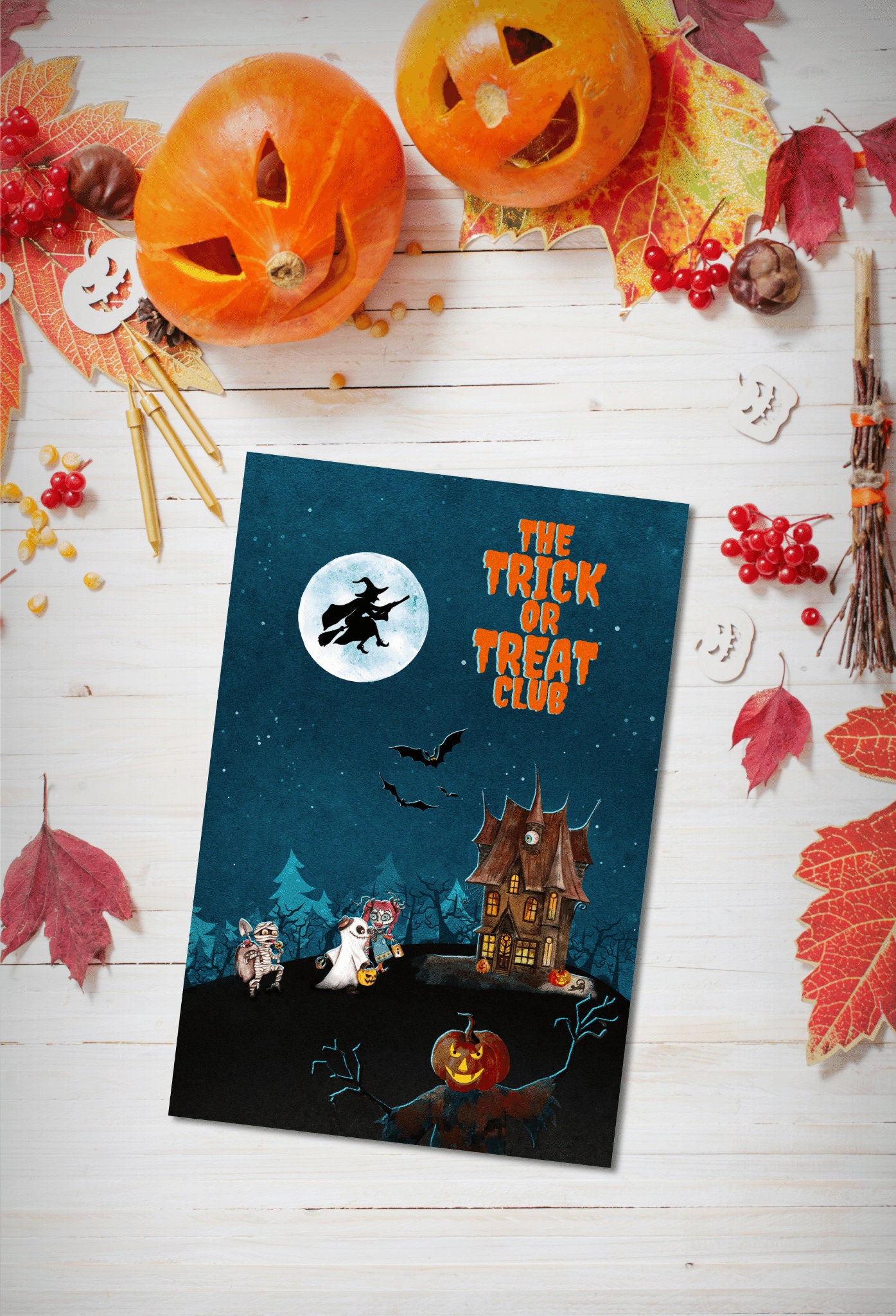 The Trick or Treat Club Poster: Digital Print Download + Poem Version ...