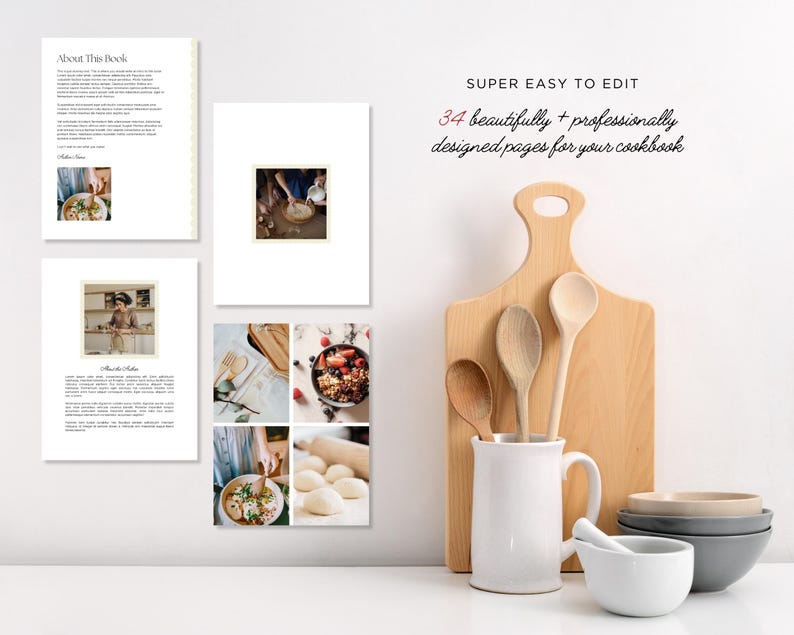 Editable Cookbook Template | Make Your Own Family or Personal Cookbook ...