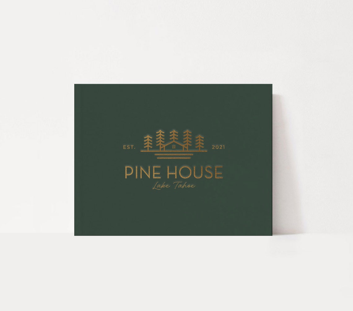 Pine Tree Cabin Guestbook Vacation Rental Guest Book Mountain Home ...