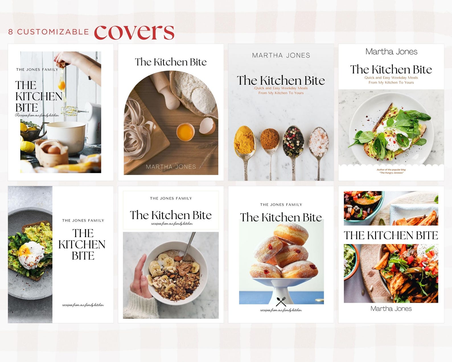 Editable Cookbook Template | Make Your Own Family or Personal Cookbook ...