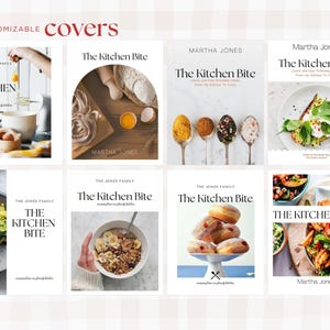 Editable Cookbook Template | Make Your Own Family or Personal Cookbook ...