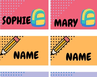 EDITABLE Christmas Name Tags Printable Classroom Nametags - Etsy
