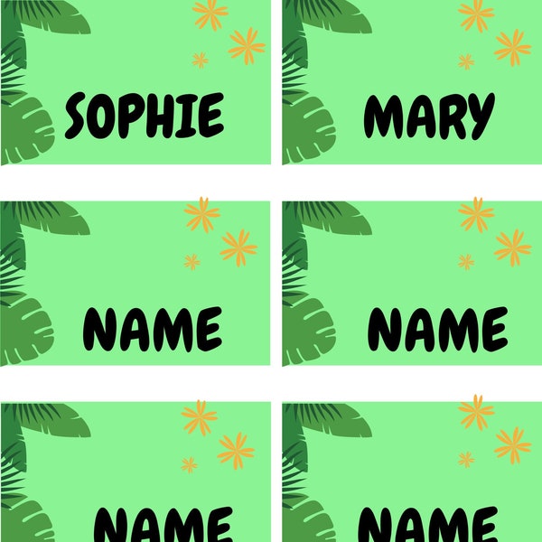 School Name Tags - Etsy