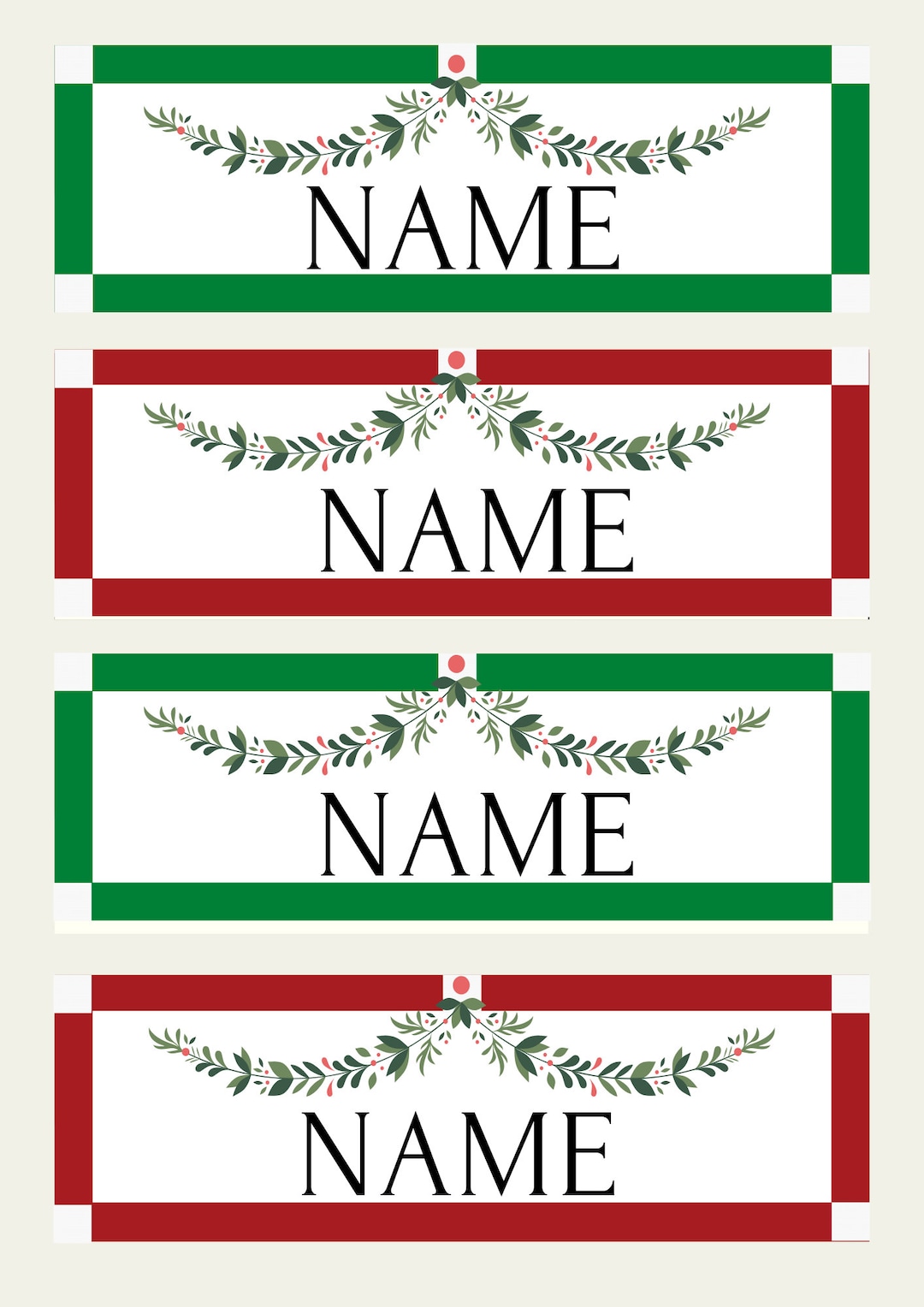 EDITABLE Christmas Name Tags Printable Classroom Nametags Elementary ...