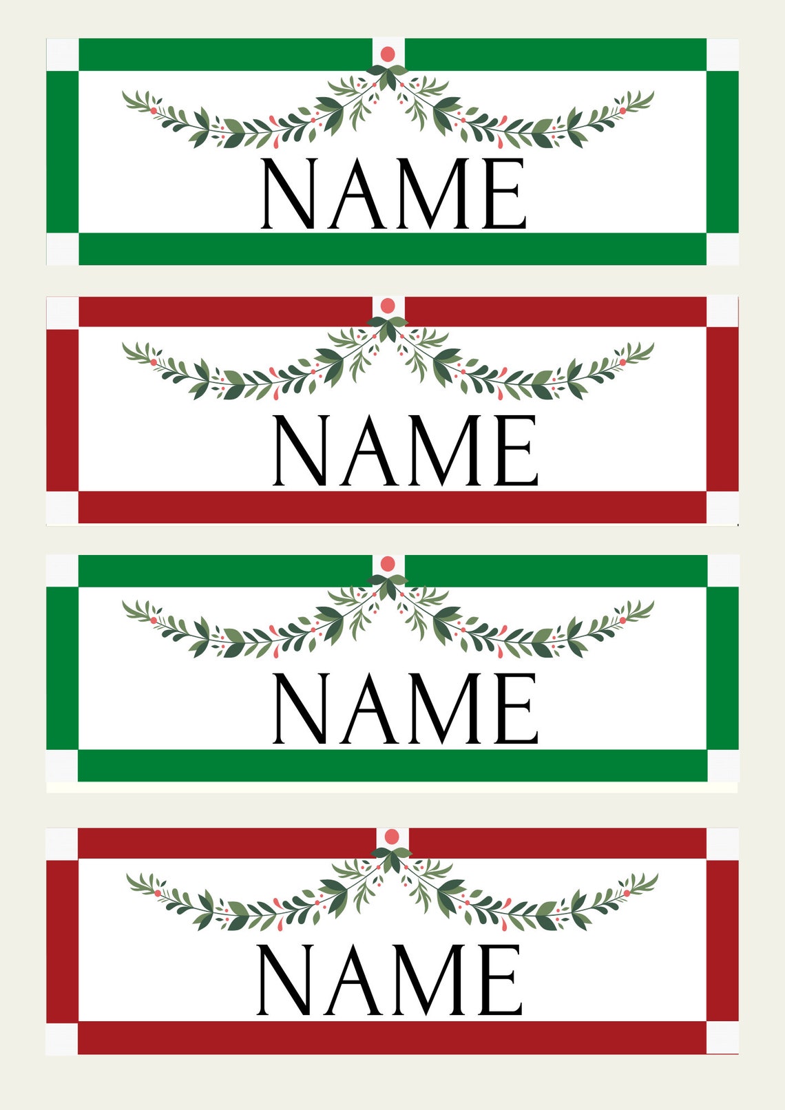 EDITABLE Christmas Name Tags Printable Classroom Nametags Elementary ...