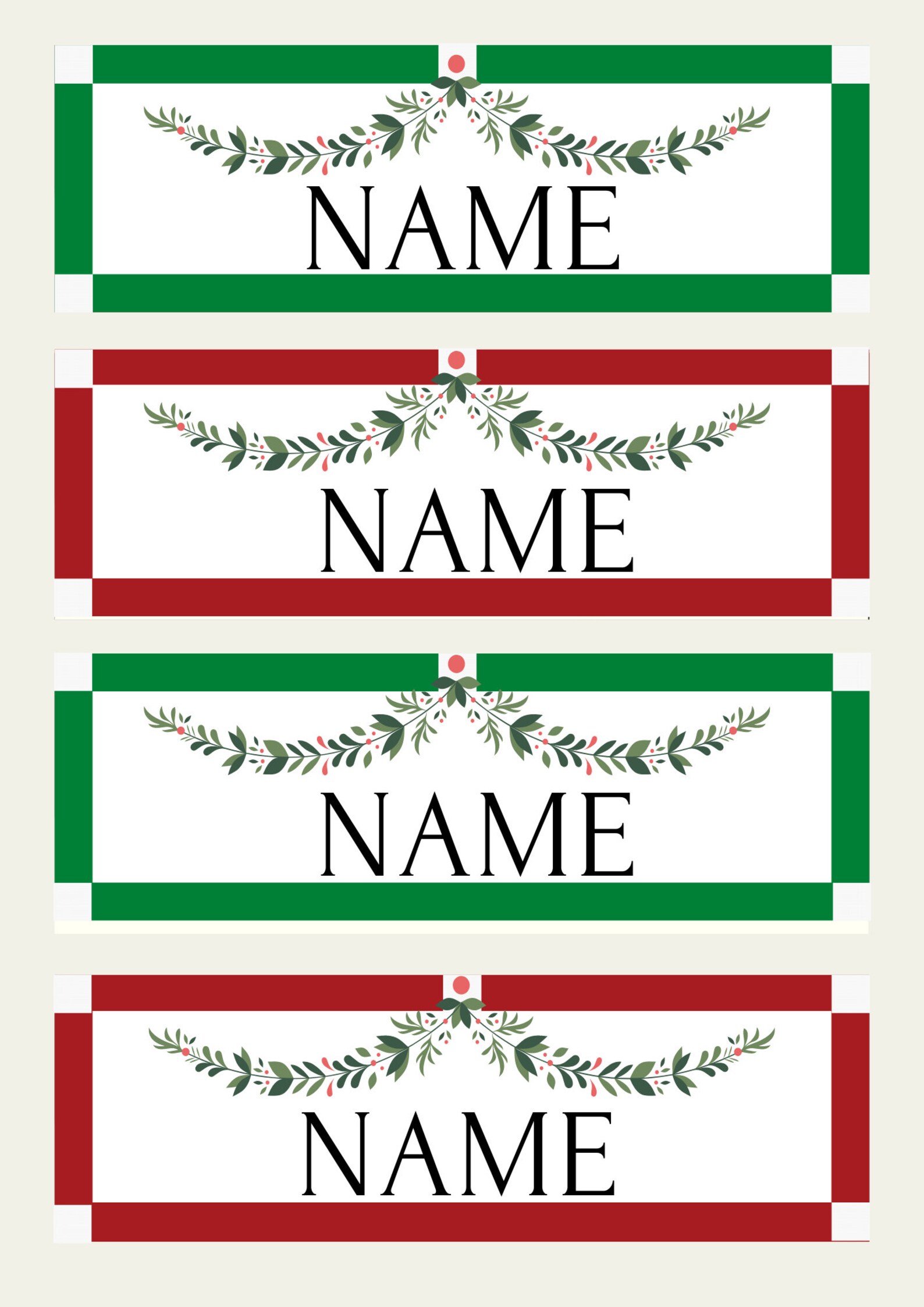 EDITABLE Christmas Name Tags Printable Classroom Nametags Elementary ...