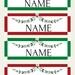 EDITABLE Christmas Name Tags Printable Classroom Nametags Elementary ...