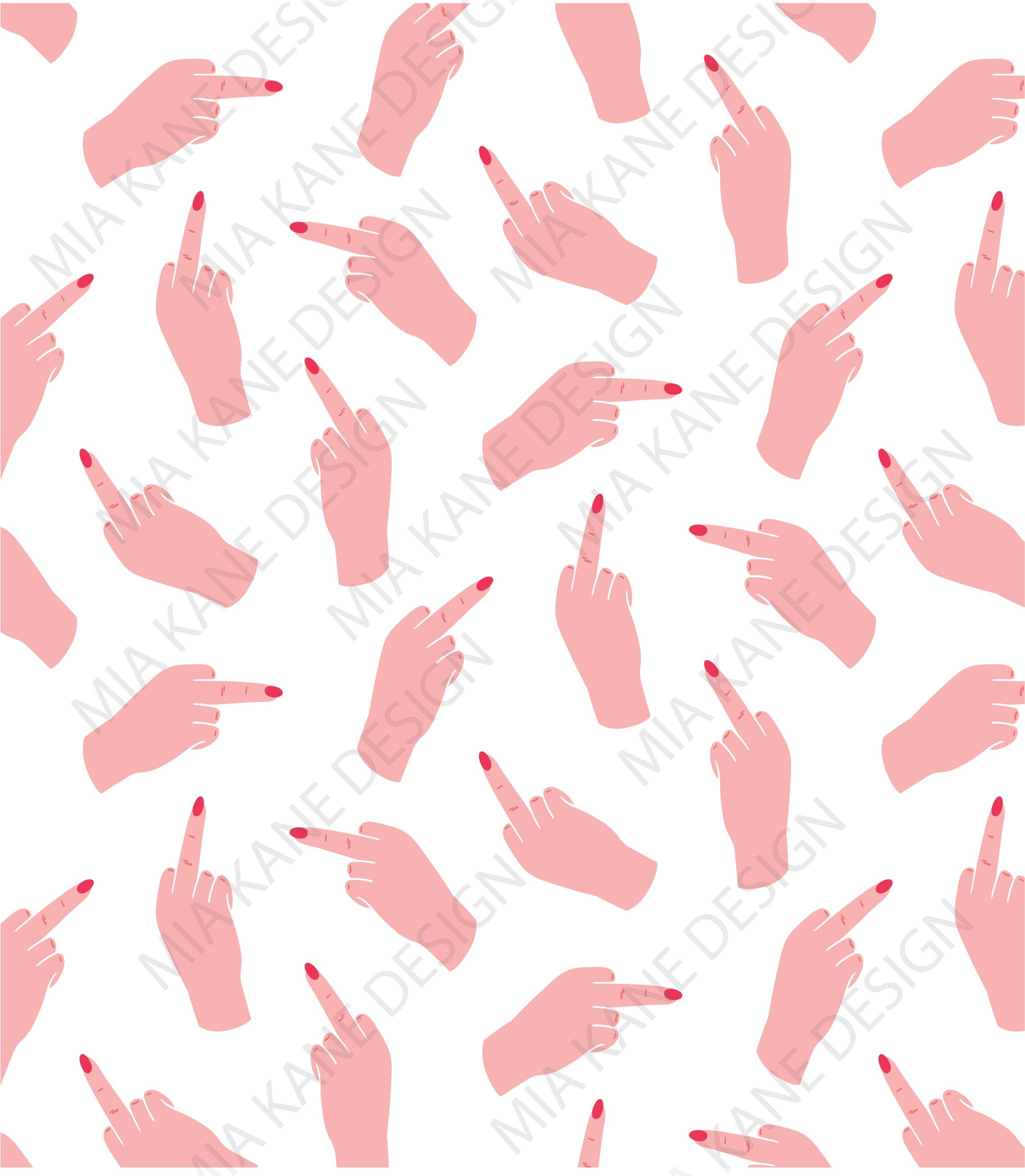 Middle Finger Tumbler Sublimation Designs PNG Feminine - Etsy