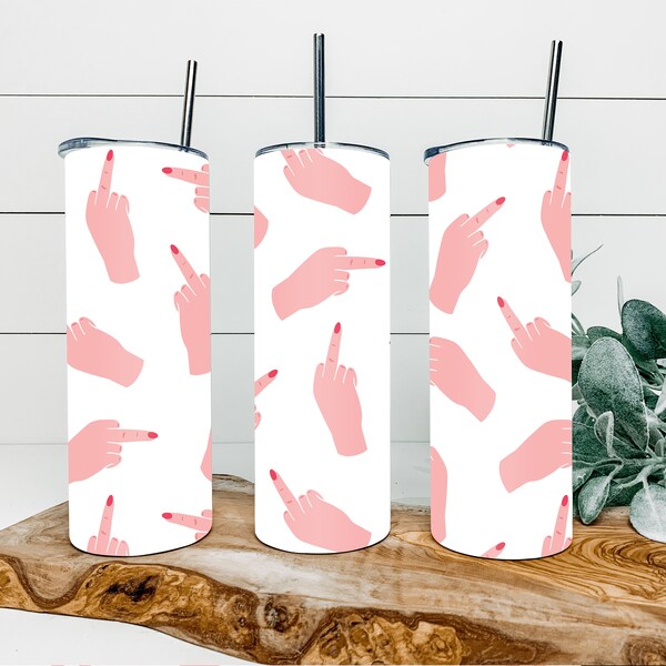 Sublimation Tumbler Design With Middle Finger - Etsy
