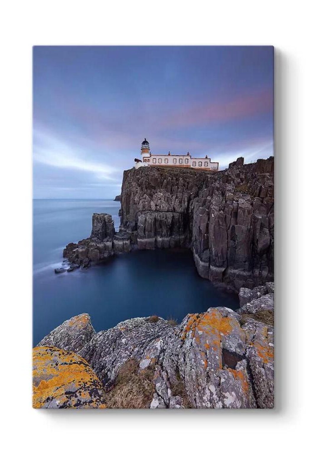 Neist Point Lighthouse Painting.high Quality Canvas Print - Etsy