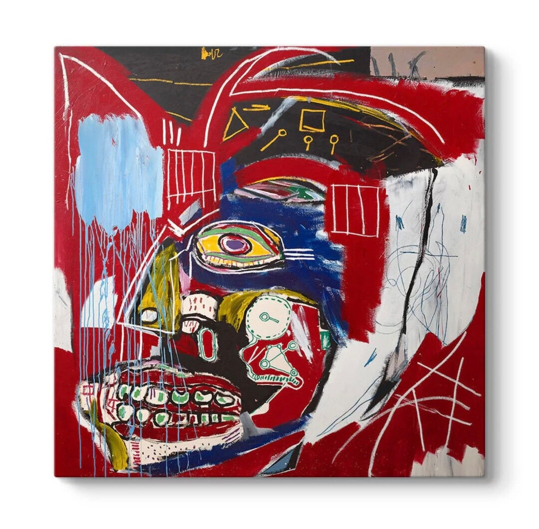 Jean-michel Basquiat - in This Case.high Quality Canvas Printing - Etsy