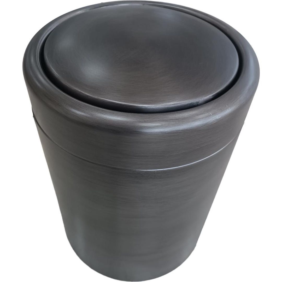 Chrome Antique Swing Lid Waste Bin Luxury Stainless Steel, Waste ...